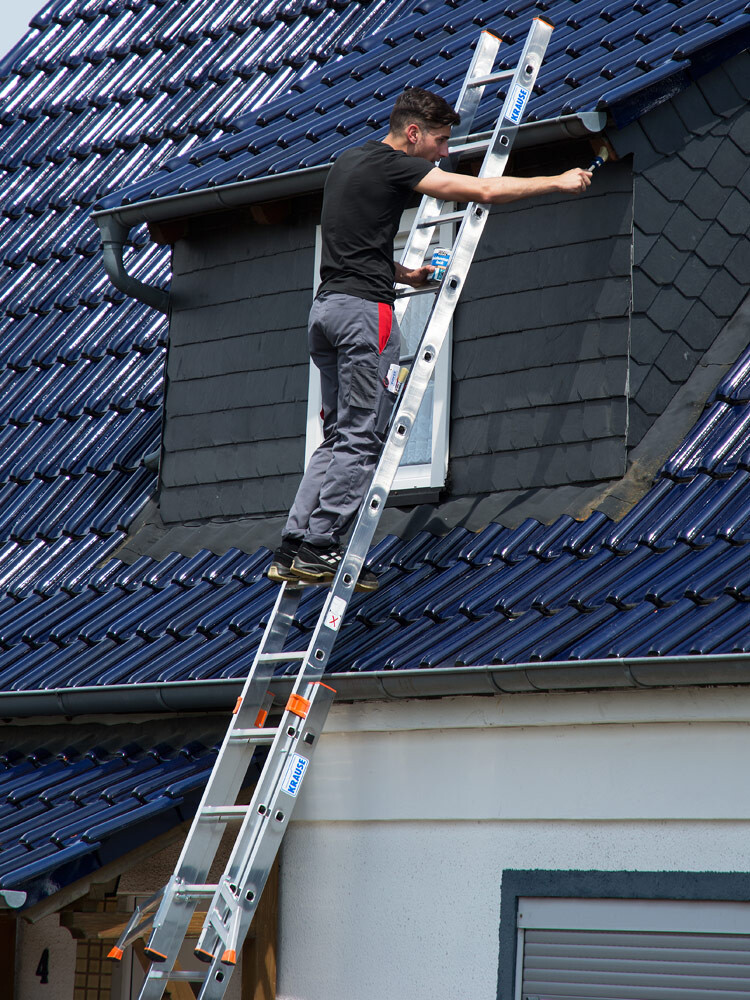 KRAUSE FABILO Drabina rozsuwana 2x12 szczebli - 129307